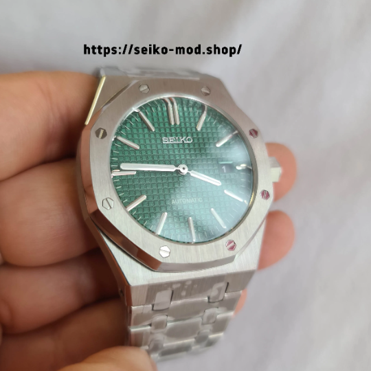 Seiko AP Royal OAK Mod – Miyota Quartz Movement – Seiko Submariner Mod ...